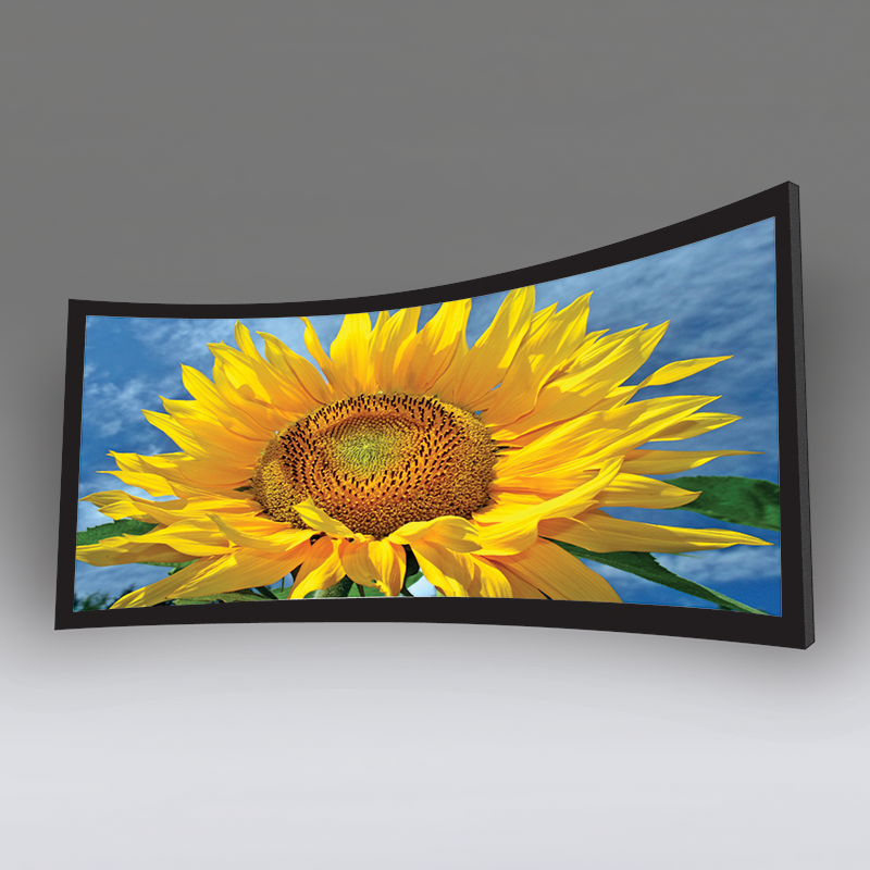Curved Projection Screens Fixed Projection Screen :: Draper, Inc.