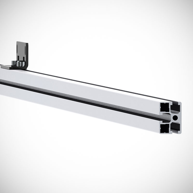 Multi Display Wall Rail :: Draper, Inc.