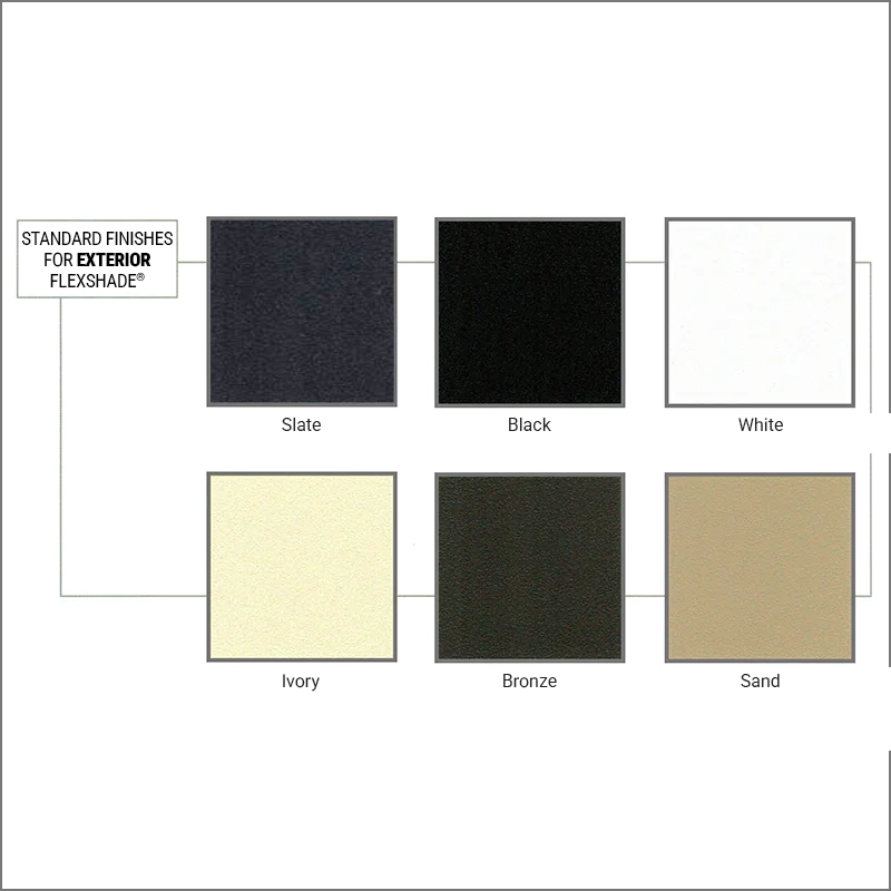 Exterior Motorized FlexShade :: Draper, Inc.