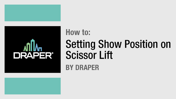 Scissor Lift SLX :: Draper, Inc.