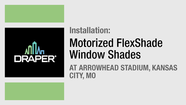 Motorized FlexShade AC :: Draper, Inc.
